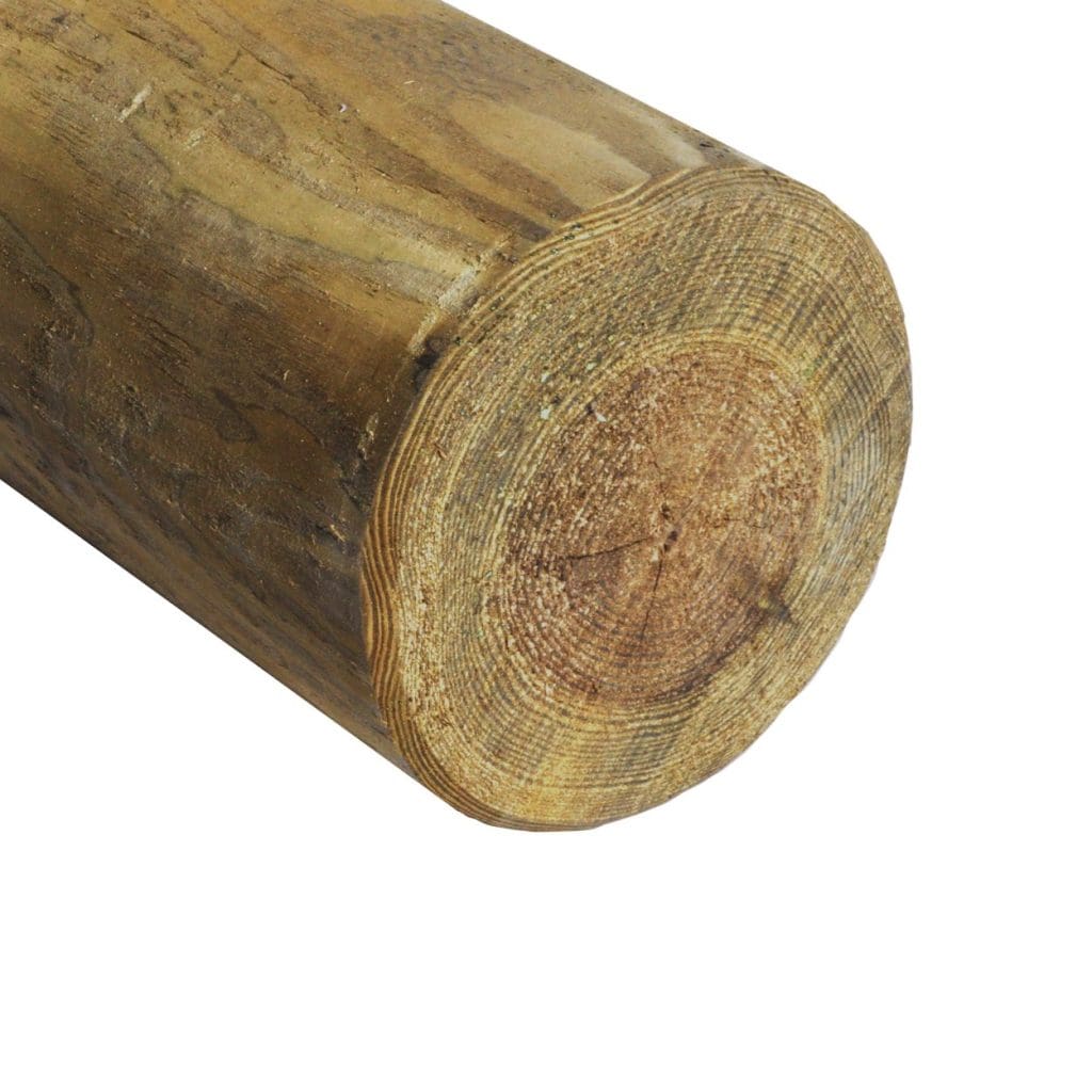 Round Pole - 100 x 100mm (4") 3.6m (Fully Treated) - Dorchester Timber