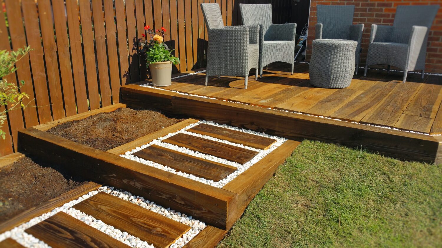 Transform Your Outdoor Space with Treated Timber Garden Sleepers ...