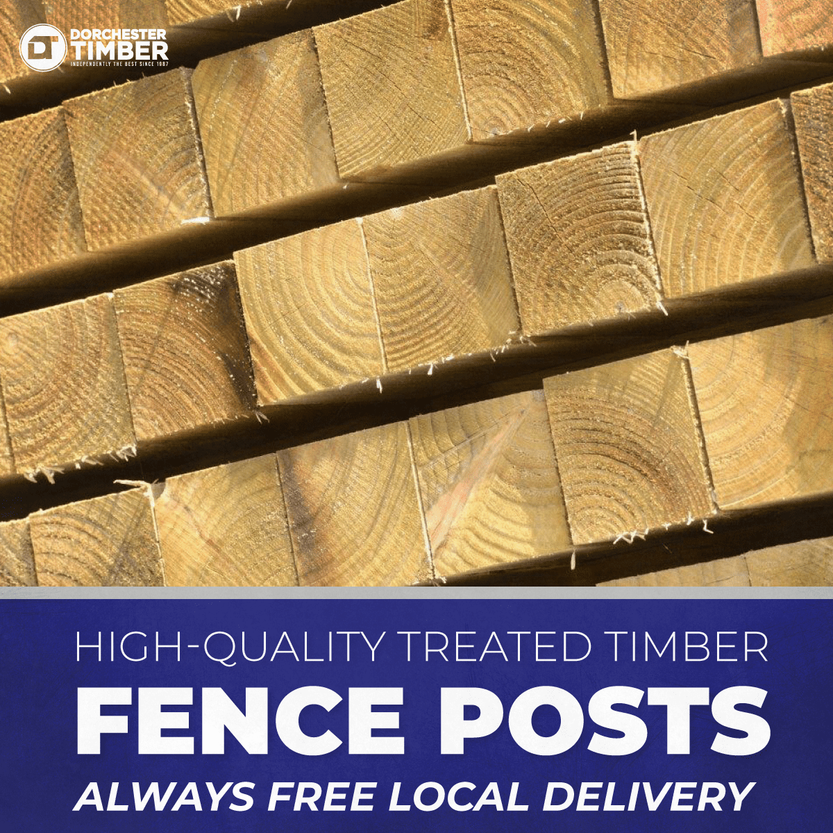 100mm Treated Posts - Dorchester Timber